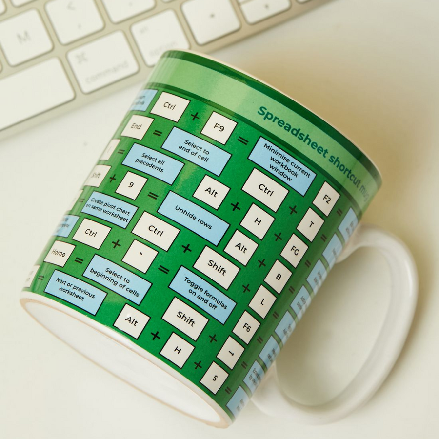 Spreadsheet Shortcut Mug