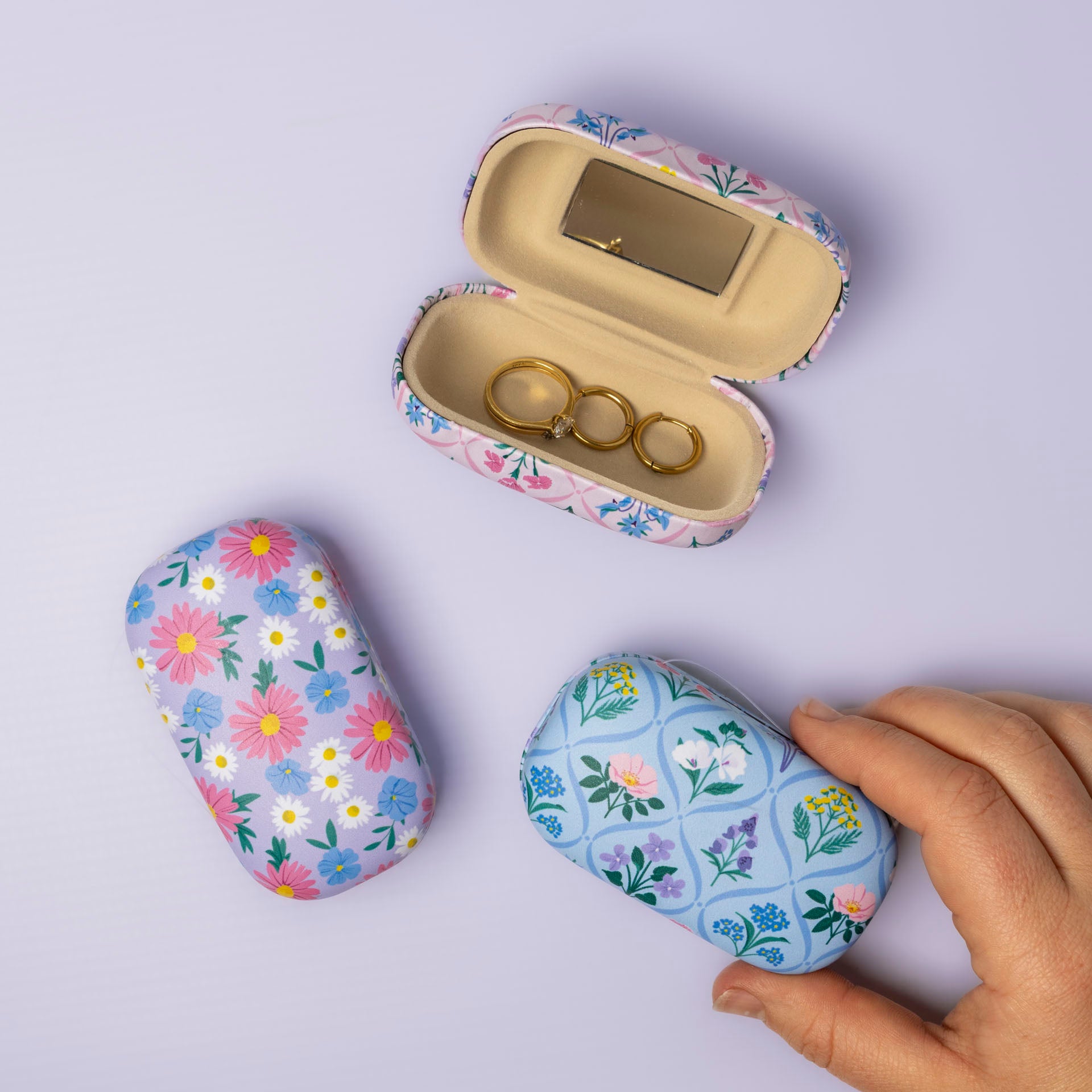 Floral Print Mini Travel Cases (assorted designs)
