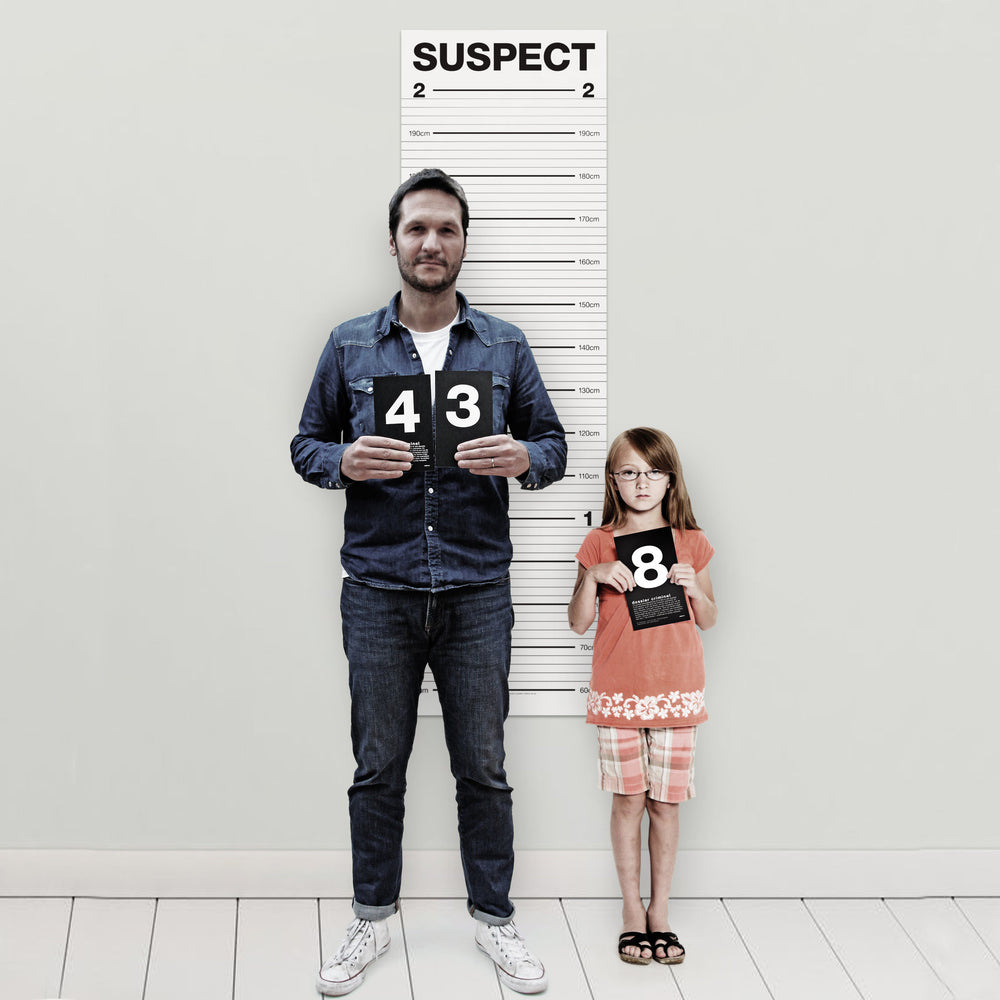 Family Mugshot Height Chart
